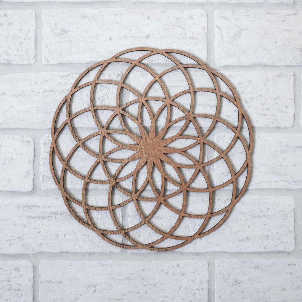 DUBLEZ | Posvátná geometrie - Symbol květ života | Obraz