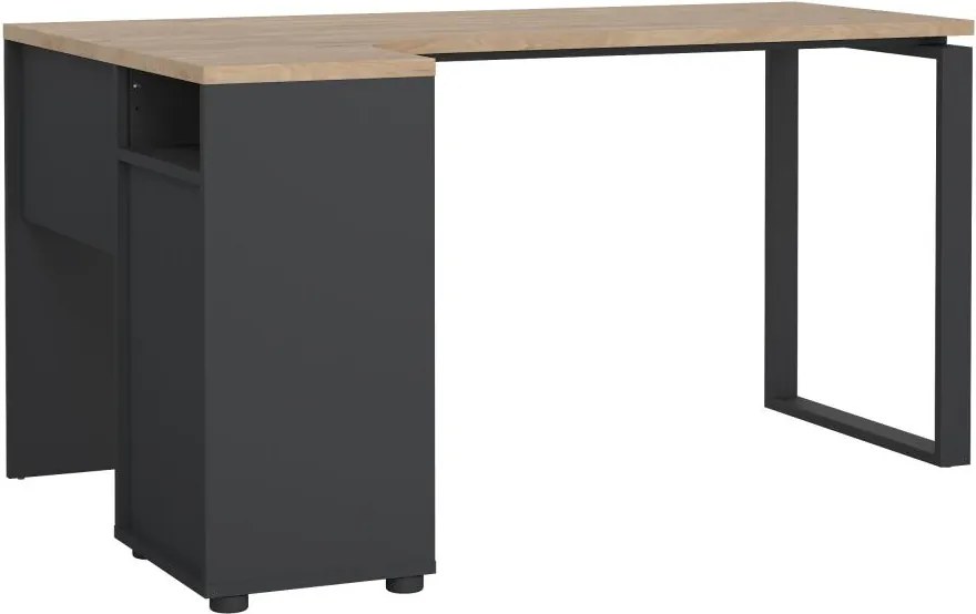 FALCO Psací stůl rohový Sigal 600/03 šedá/jackson hickory