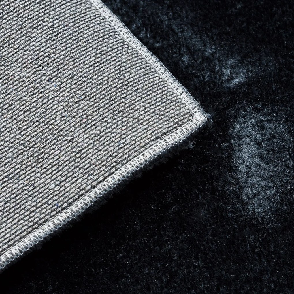 Dywany Łuszczów, Kusový koberec Visco Rabbit Dark grey 5, 80x150, šedá, dětský pokoj