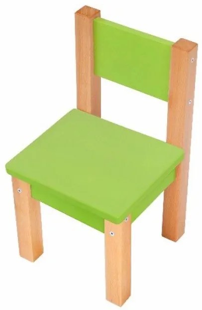 MAXMAX Sada dětských židlí Johny - zelená