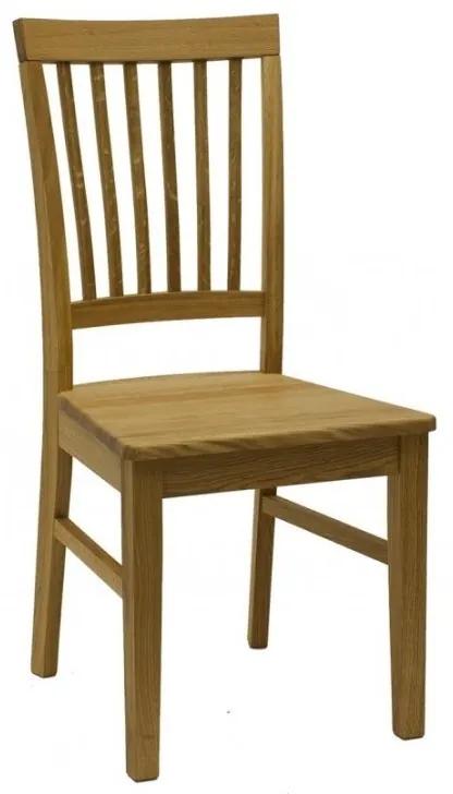 Jídelní židle Z07 Alena, dřevěný sedák, dubový masiv