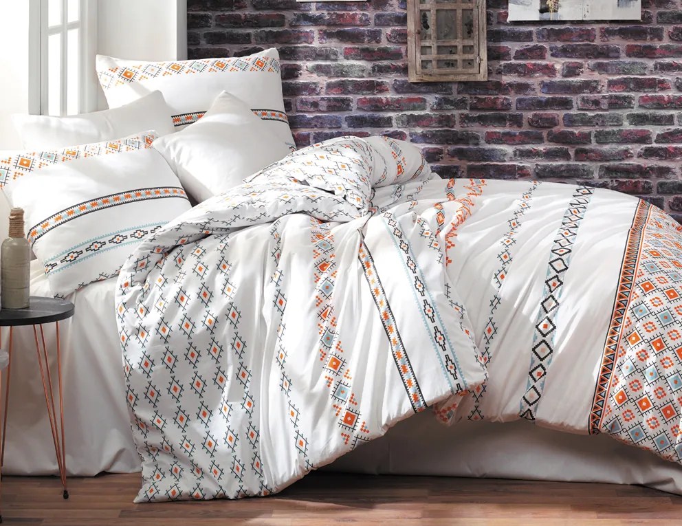 Bavlněné povlečení etnico velikost: 140x200 + 70x90 cm