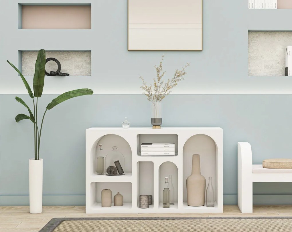 Kalune design Konzolový stolek LIVA bílý