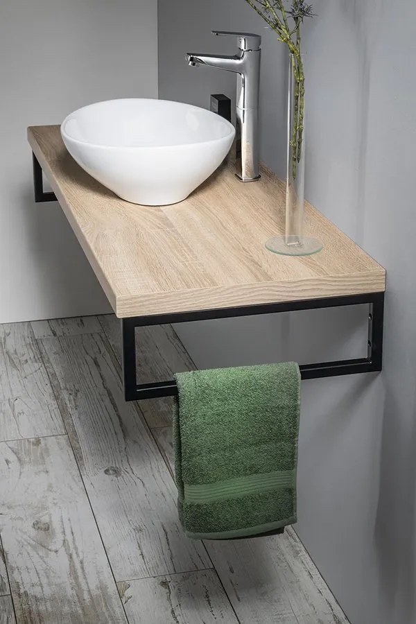 Aqualine VEGA deska 82,5 x 45 cm, dub platin VG785