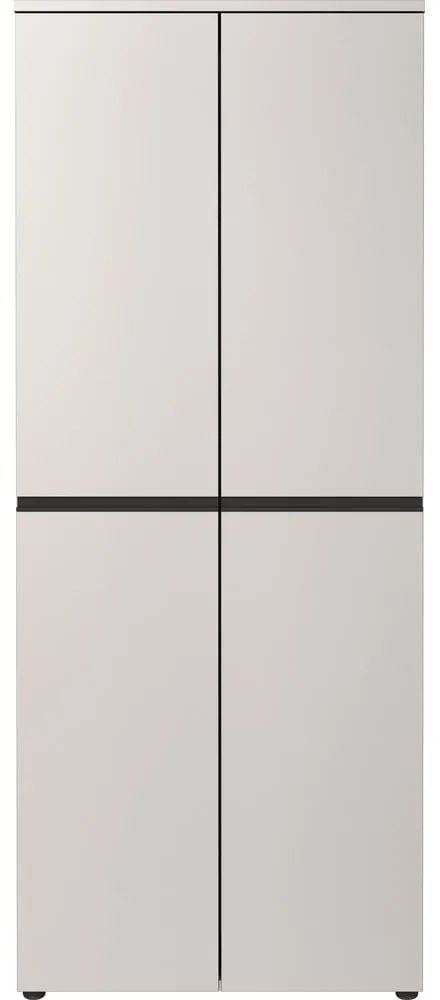 Krémová skříň 81x197x40 cm Bedano – Germania