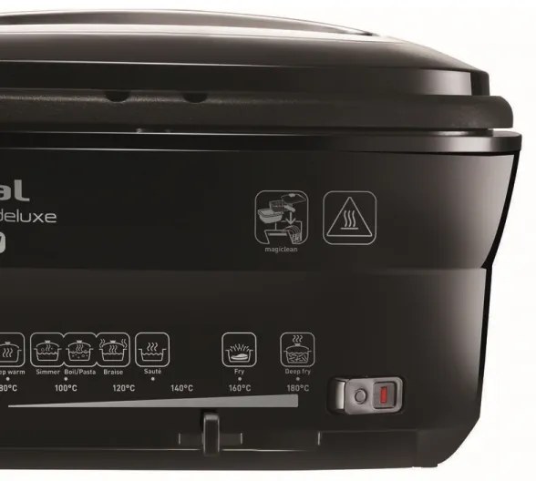 Tefal - Fritéza 2 l VERSALION DE LUXE 7v1 1600W/230V černá