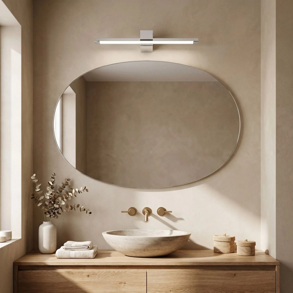 Toolight Rea, Koupelnové nástěnné LED svítidlo SWE041-1W 60cm Chrome, OSW-20141