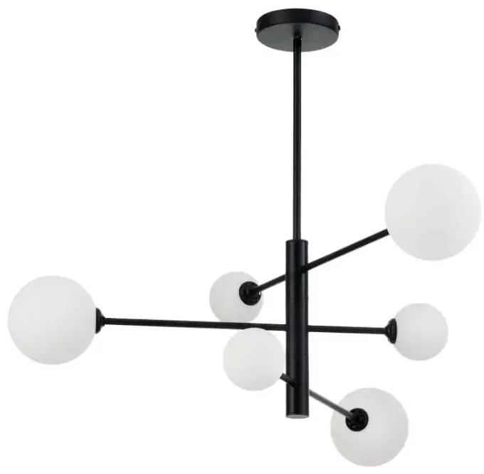 Černé závěsné světlo Dorado 6 Black