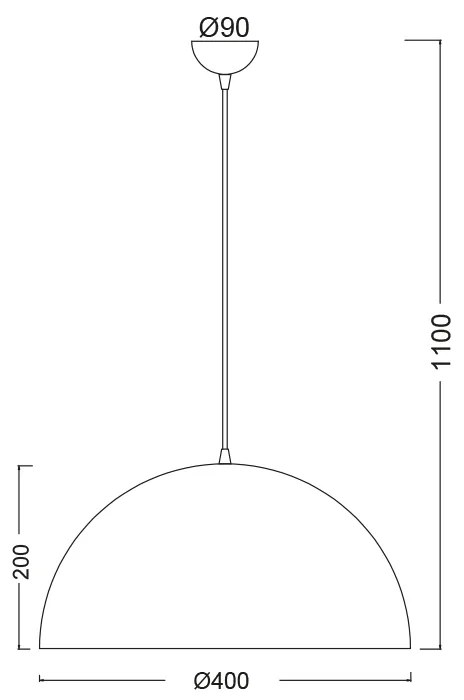ACA DECOR Závěsné stropní svítidlo MELINA max. 60W/E27/230V/IP20, bílé