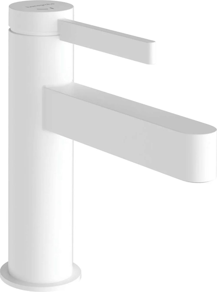 Hansgrohe Finoris - Umyvadlová baterie s výpustí Push-Open, EcoSmart, CoolStart, matná bílá 76012700