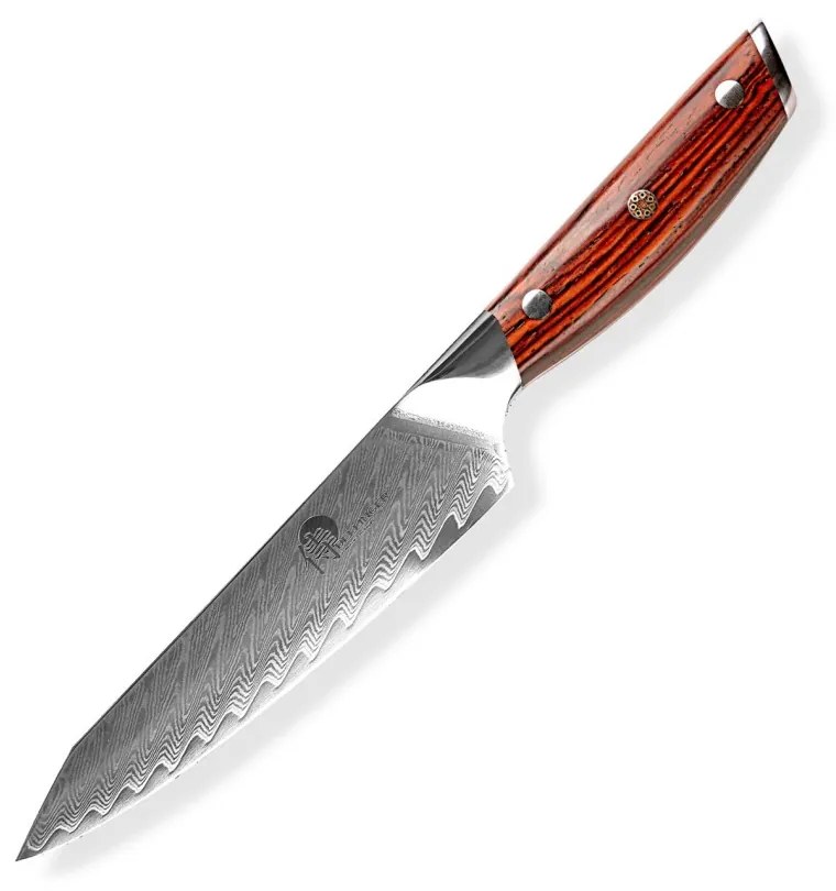 nůž Utility 5" (130mm) Dellinger Rose-Wood Damascus