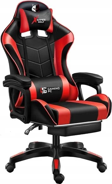 TRENDIE Herní křeslo červené