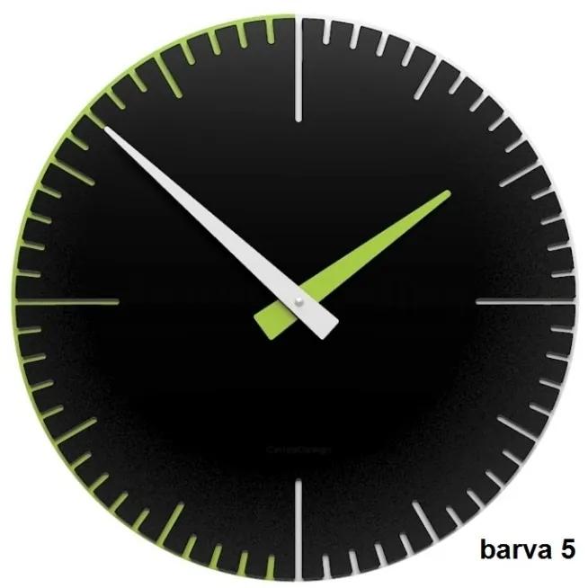 Designové hodiny 10-025 CalleaDesign Exacto 36cm (více barevných variant) Barva světle červená-64 - RAL3020