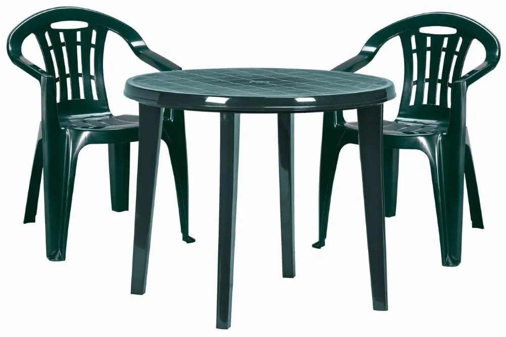 Plastová židle Keter Mallorca tmavě zelená