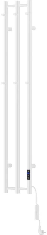 Mexen Pino, elektrické topné těleso s věšáky na ručníky 1405x242 mm, 200 W, bílá, W301-1405-242-00-20