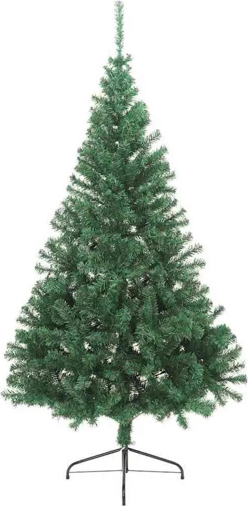 Umělý osvětlený vánoční stromeček Zelená 210 cm PVC 3397020