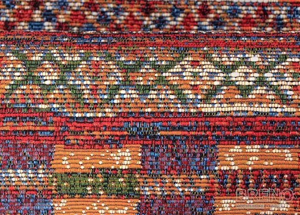 Breno Kusový koberec ZOYA 821/Q01R, 200x285 cm, Červená/Vícebarevné