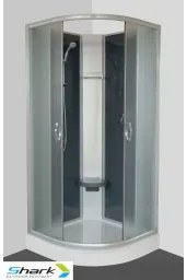 ARTTEC SUNNY 90 STONE - Sprchový box s vaničkou z litého mramoru