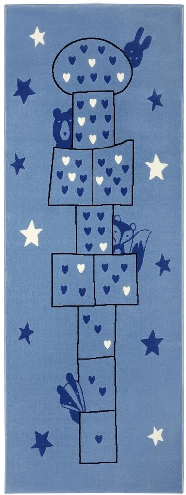 Hanse Home Collection koberce Dětský koberec Adventures Blue - 100x250 cm