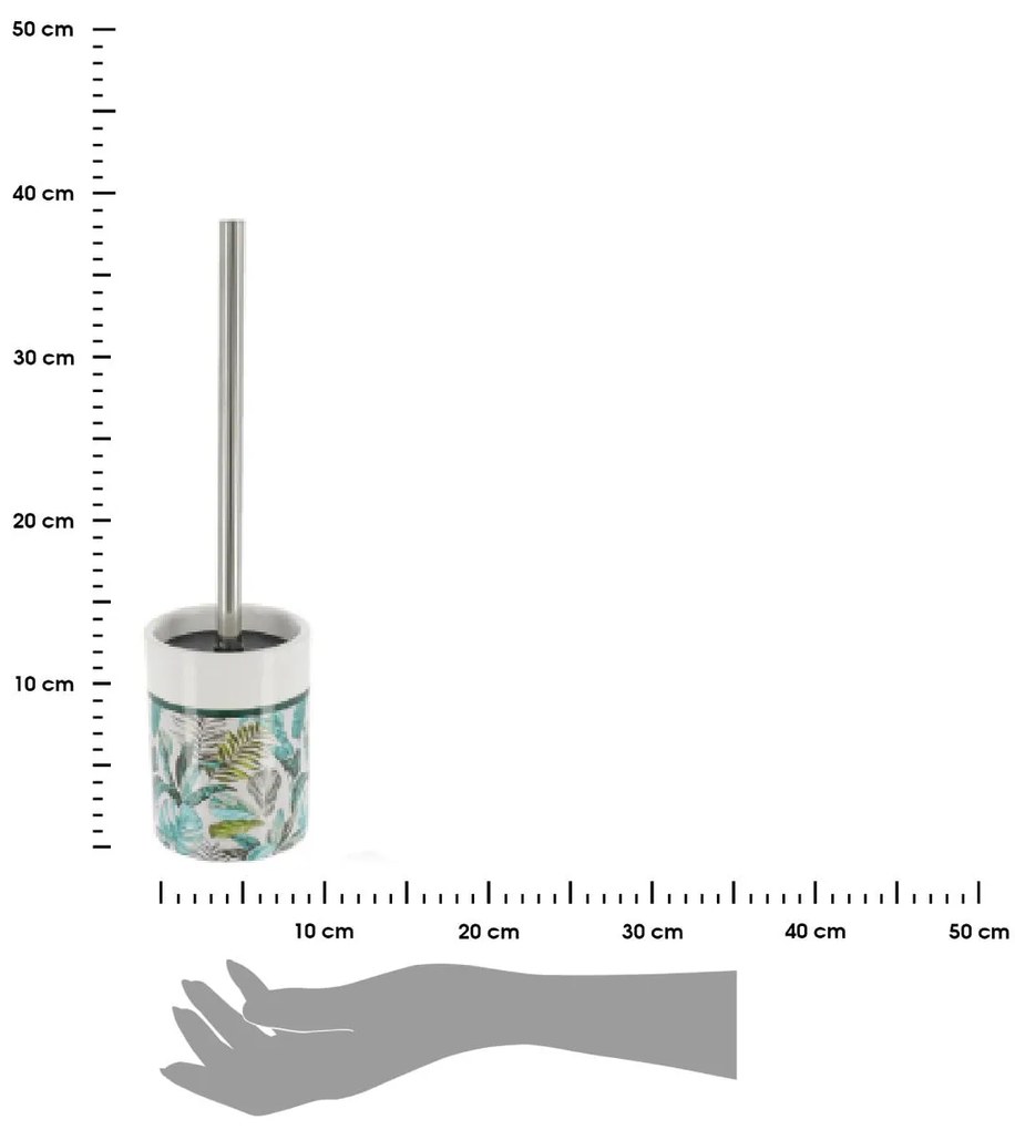 WC kartáč Jardin, kombinace barev/s chromovými prvky