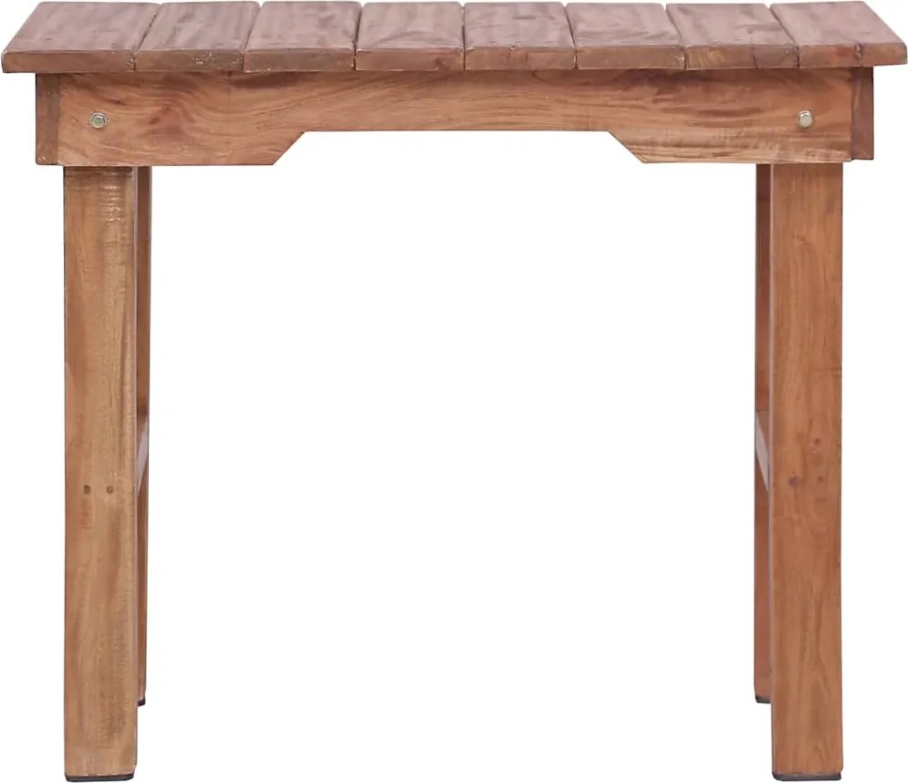 Přístavný stolek 70 x 35 x 60 cm masivní mahagonové dřevo 283915