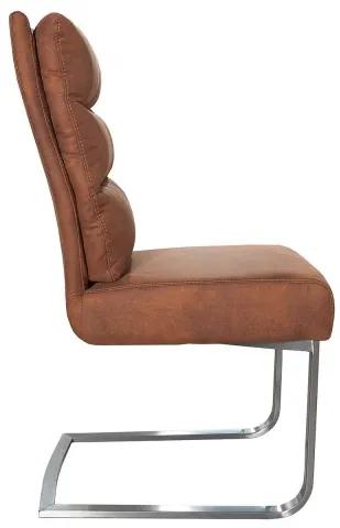 Konferenční židle Comfort Vintage světle hnědá / 36543
