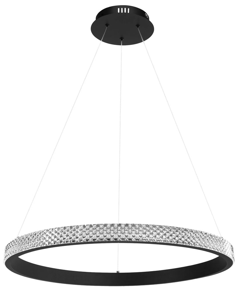 Toolight Toolight, LED stropní svítidlo, 4000K, 24W, APP1512-CP, černá, OSW-05473