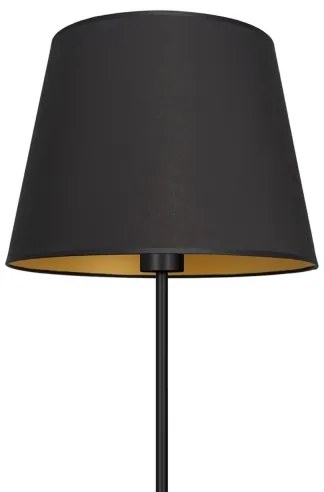 Stojací lampa ARDEN 1xE27/60W/230V černá/zlatá