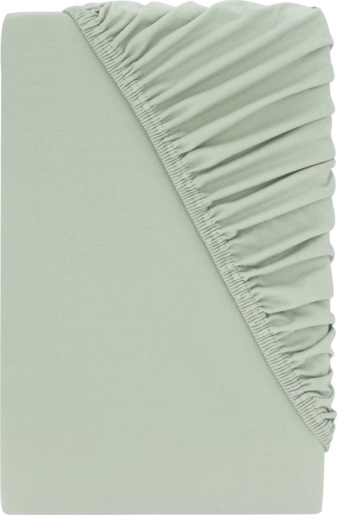 Livarno® Žerzejové napínací prostěradlo, 180–200 x 200 (zelená)