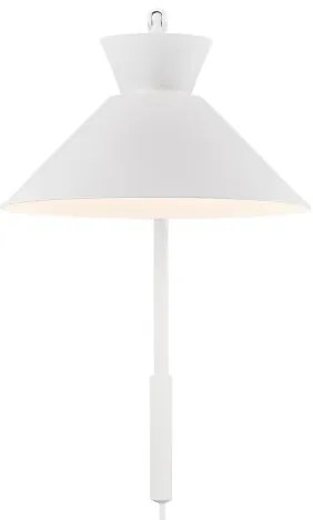Nordlux - Nástěnná lampa DIAL 1xE27/40W/230V bílá