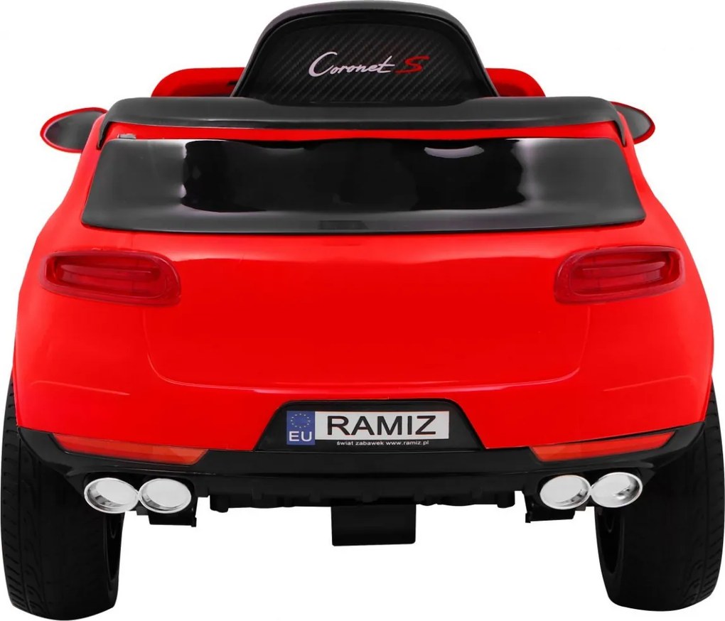 Ramiz Elektrické autíčko Turbo-S SUV pro děti červené + dálkové ovládání