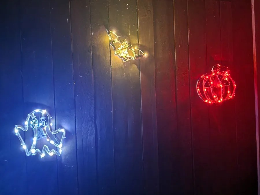 ECOprint ozdoba dýně 30 cm bílá, 3D tisk, plast, venkovní