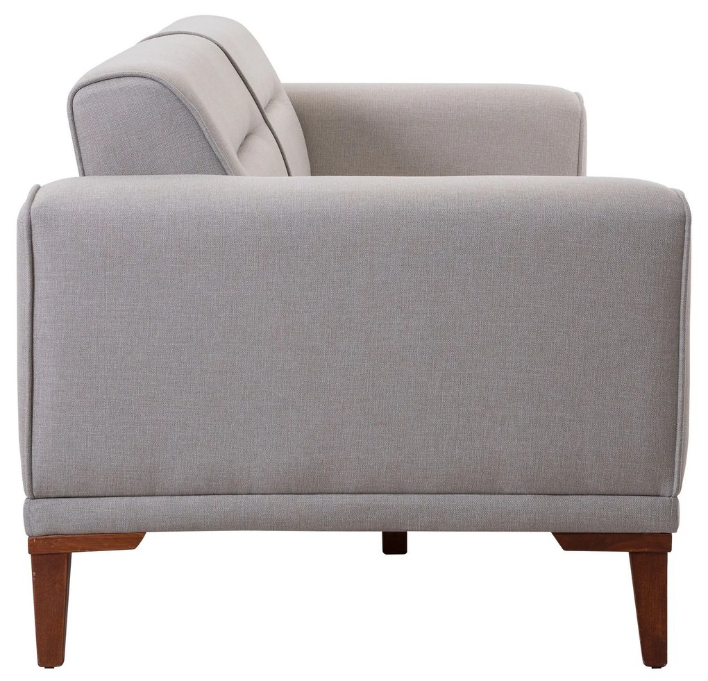 Hanah Home Pohovka LIONESI krémová s odkládacím stolkem 223 cm