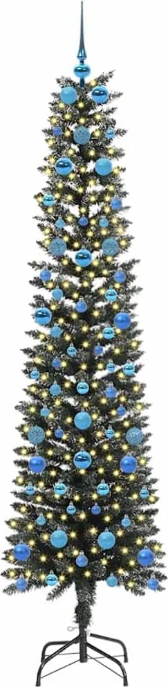 Umělý vánoční stromeček Zelená 210 cm PVC, plast a ocel 3395959