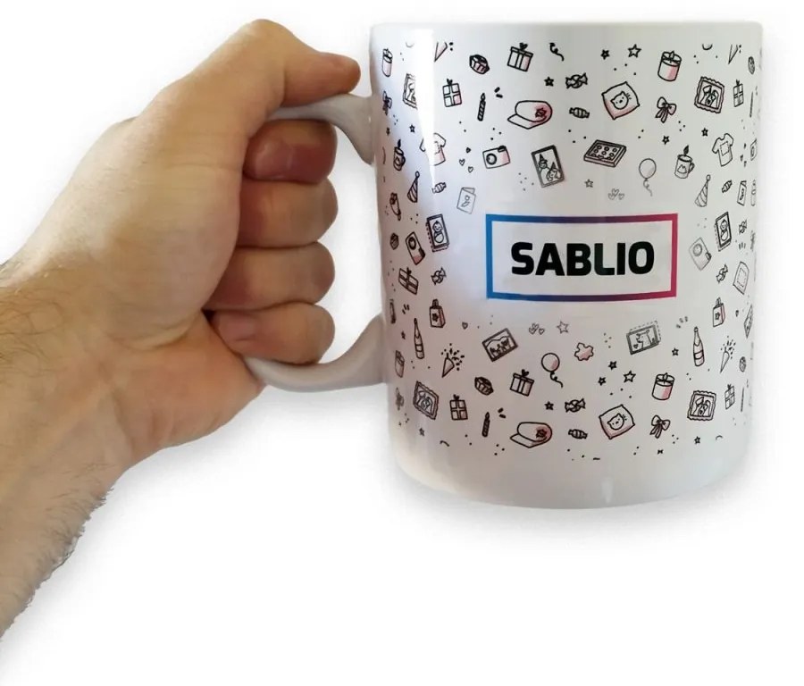 Sablio XXL hrnek s vlastním potiskem - 890 ml