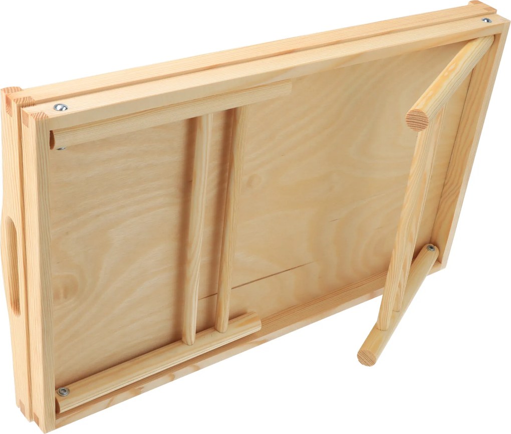 ČistéDřevo Dřevěný servírovací stolek do postele 50x30 cm