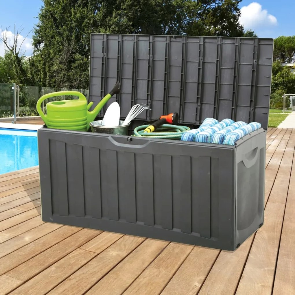 Úložný box černý 118 x 53 x 57 cm polypropylen 153887