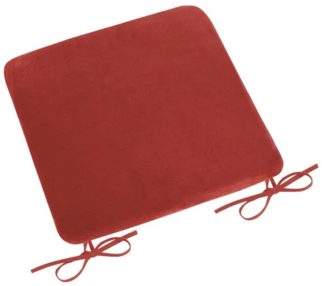 Bellatex Sedák hladký Korall micro 40x40 cm Terrakota