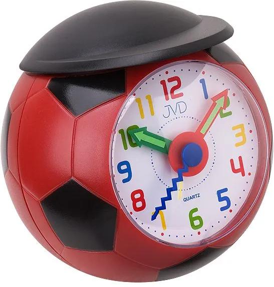 Dětský fotbalový budík JVD quartz SR819.1 - kopací míč