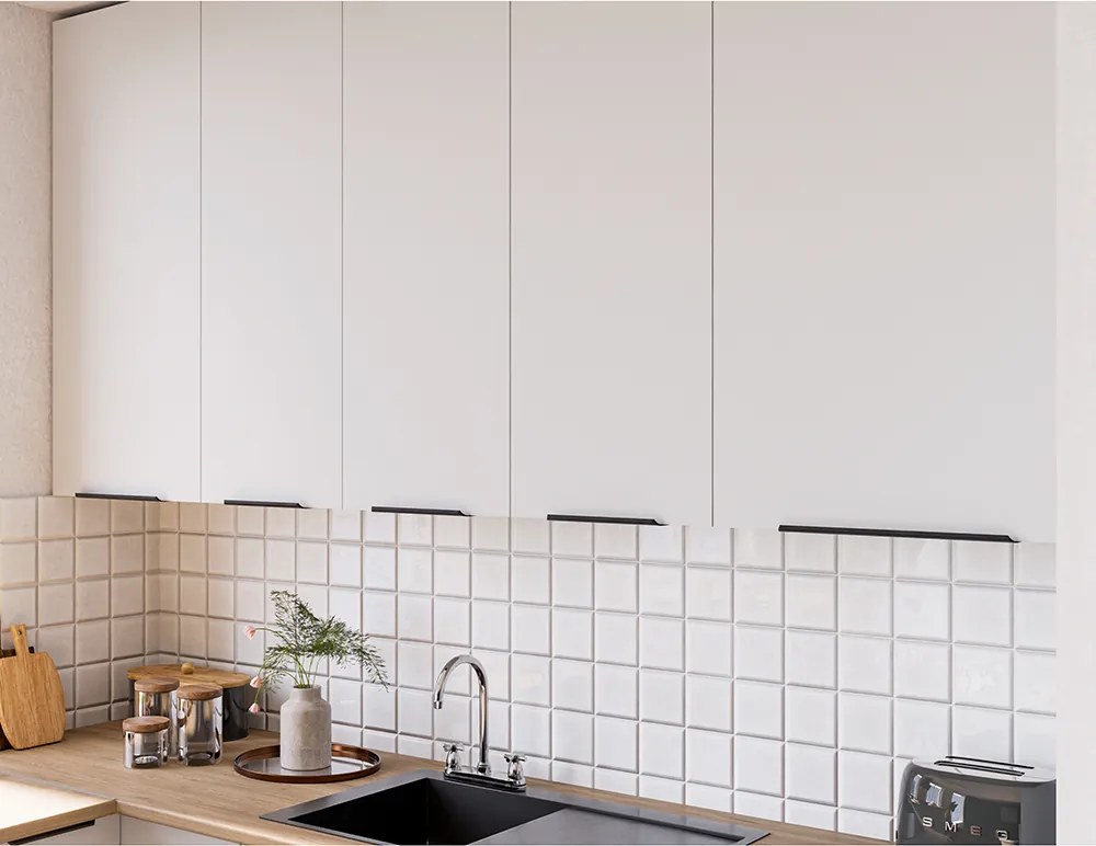 ARIA wh | vysoká skříňka 60 DKS-210 3S1F potravinová | UNI DVÍŘKA | 60 cm | PREMIUM BOX | bílá