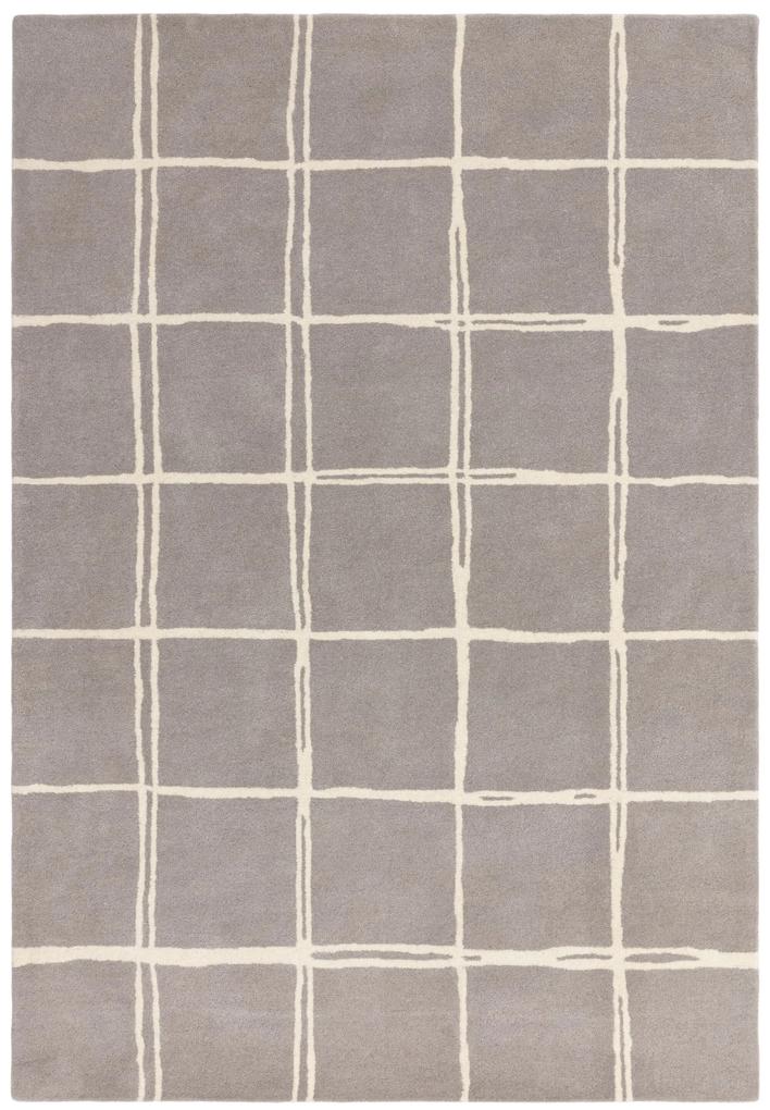 Tribeca Design Kusový koberec Swans Grid Silver Rozměry: 160x230 cm