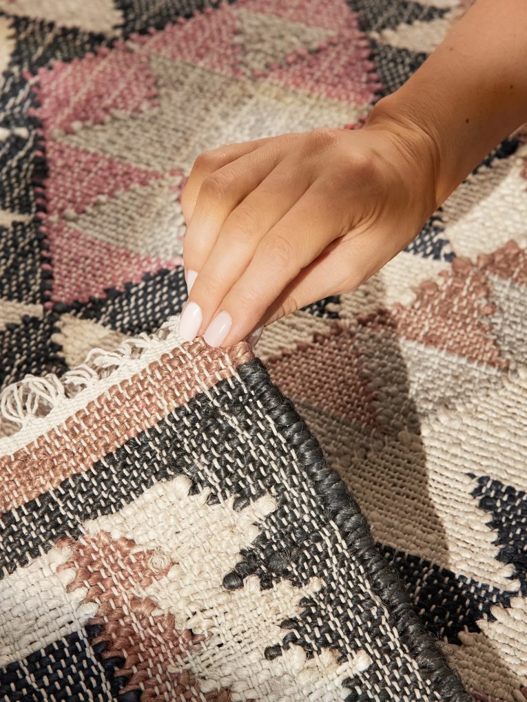 ELLE Decoration, Běhoun Parsa 106260 Cream/Multi z kolekce Elle, 80x200, vícebarevná, kuchyně
