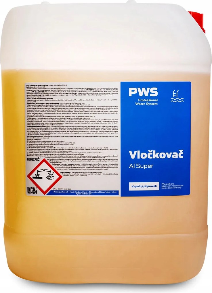 Pws Projasňovač bazénové vody 20l bazénová chemie