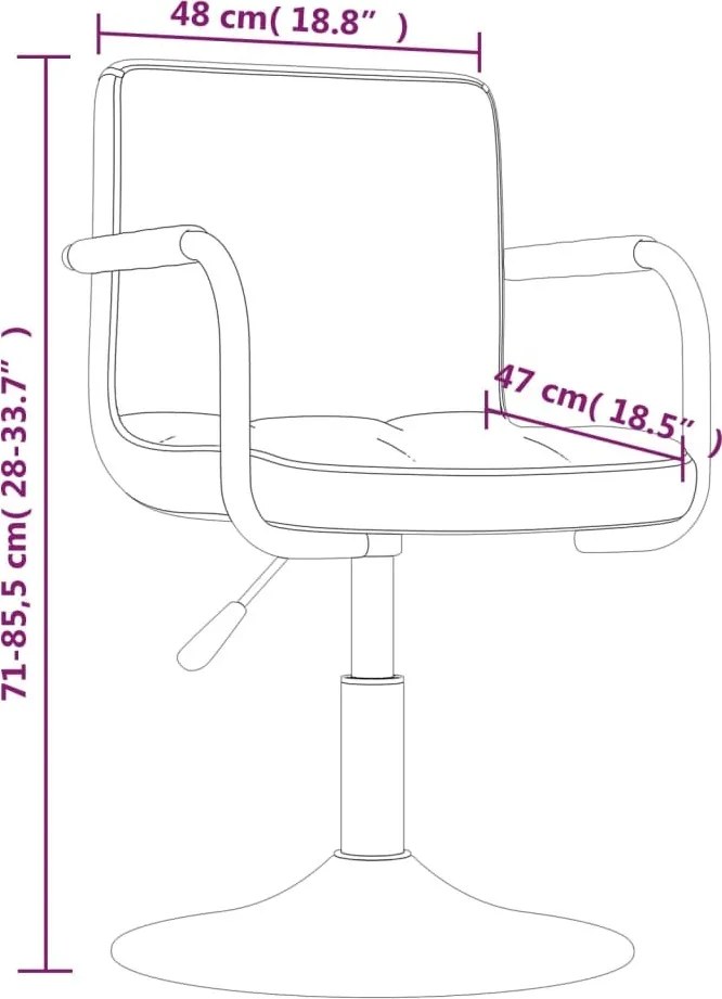 vidaXL Otočné jídelní židle 4 ks samet [3087916] Barva: Černá