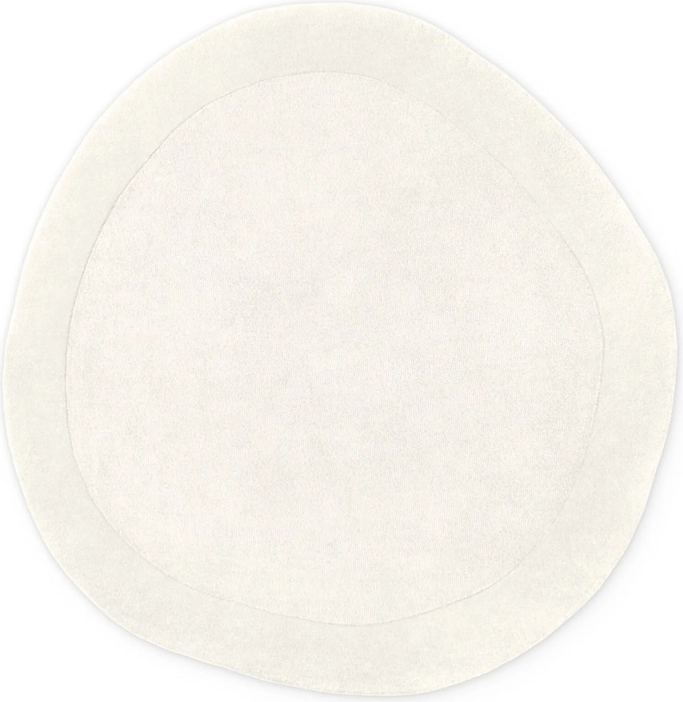 Villeroy & Boch Kusový koberec Kivi 106285 Cream, 160x160 (průměr) kruh, bílá, ložnice