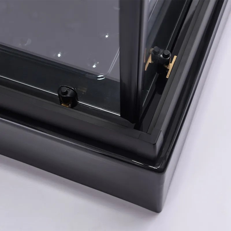 BPS-koupelny Čtvercový sprchový kout BL32B 90x90 černá/transparent + vanička SXL02B BL černá