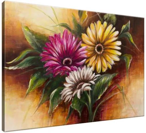 Ručně malovaný obraz Nádherná kytice květů 100x70cm RM1773A_1Z