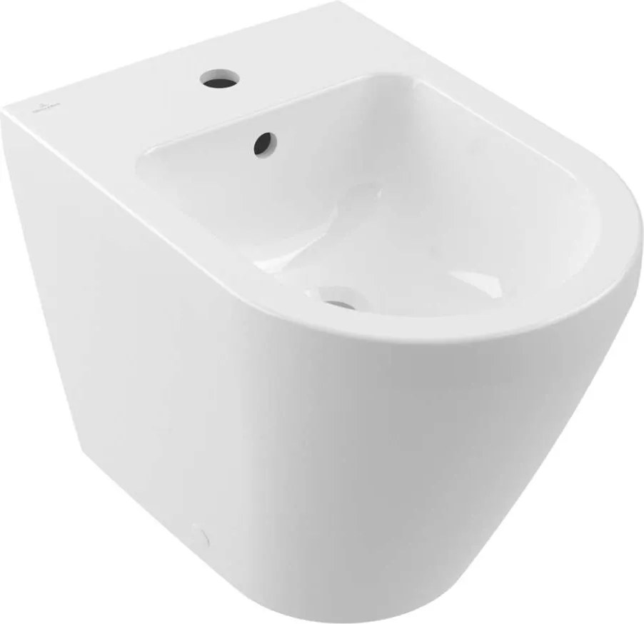 Villeroy & Boch Architectura - Stojící bidet, s přepadem, otvor pro baterii, alpská bílá 74280001
