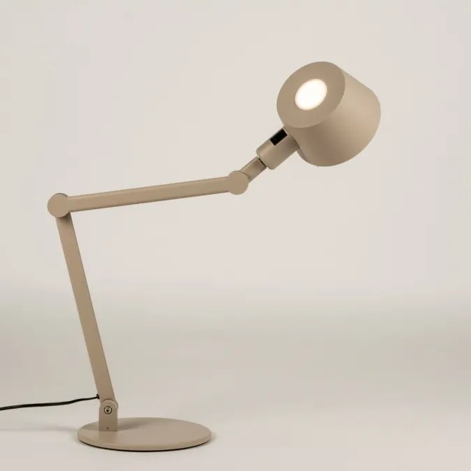 Stolní designová lampa Niki Taupe