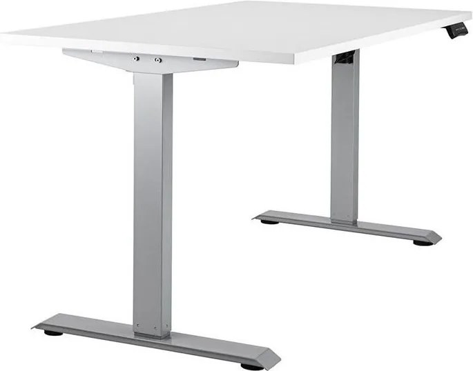 Antares Elektricky výškově nastavitelný stůl SILENT — bílý, deska 138x80 bílá